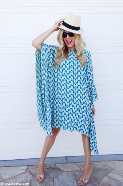 The Perfect Summer Caftan Dress Tutorial - Riva la Diva