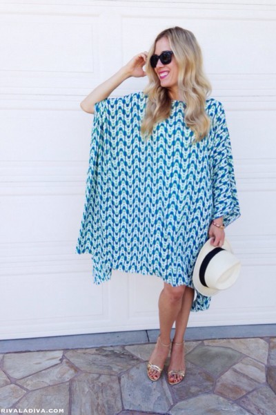 The Perfect Summer Caftan Dress Tutorial - Riva la Diva