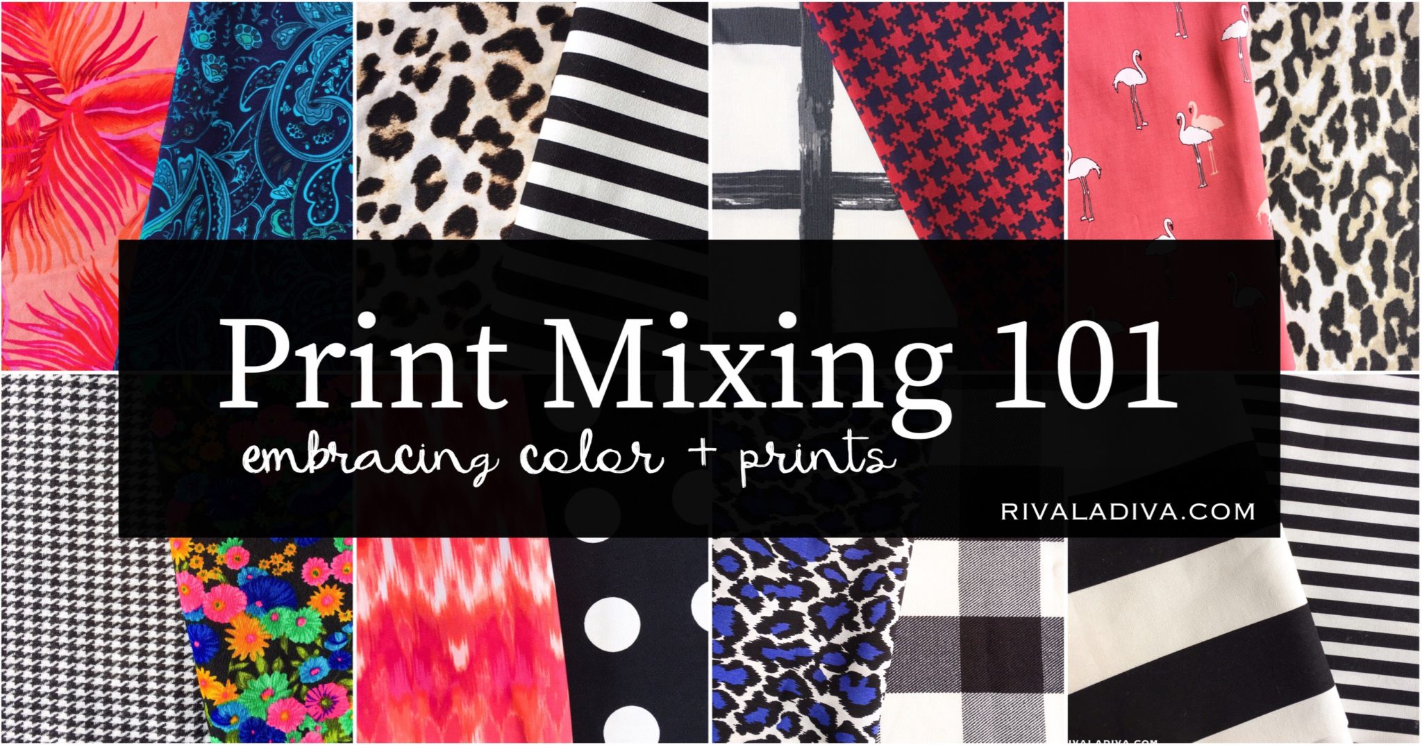 Print Mixing 101 - Embracing Color and Prints - Riva la Diva
